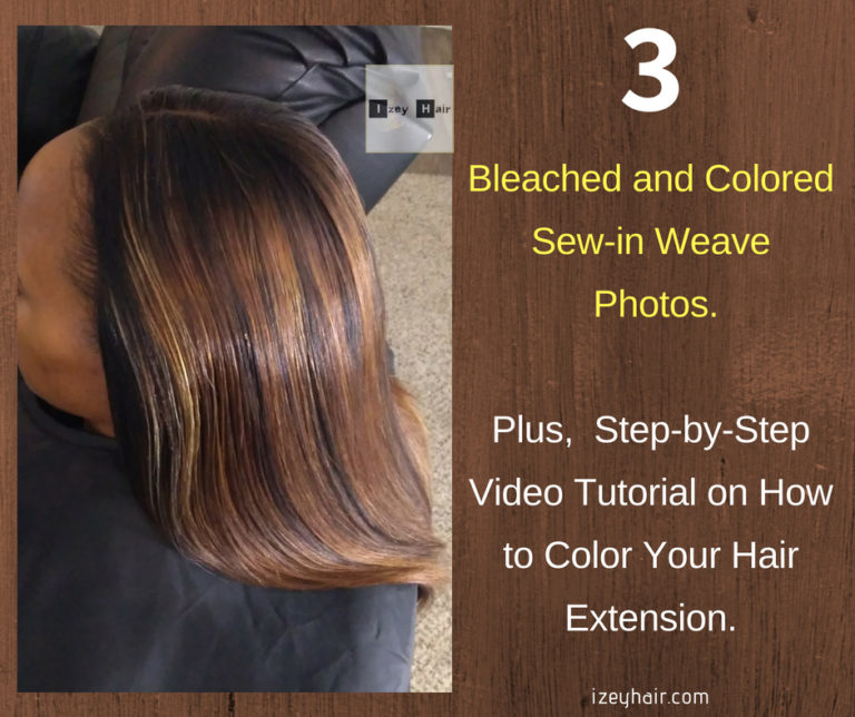 Sew-in Bob Weave with Color 4/27 Ombre Brazilian Straight Hair and Lace ...